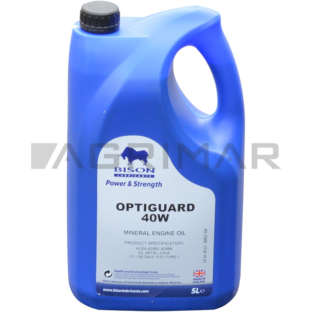ulje mineralno "BISON OPTIGUARD" SAE40 5L