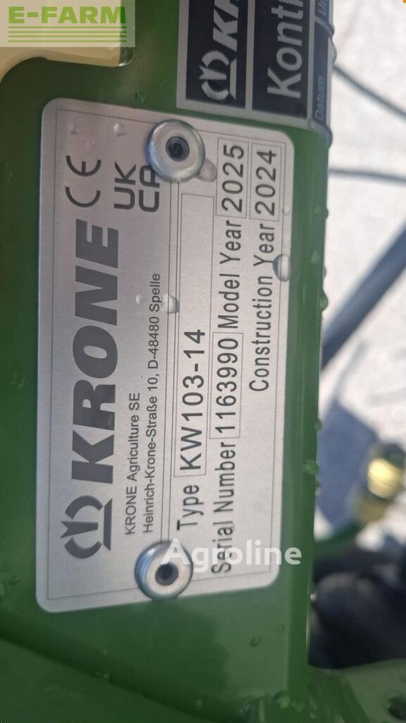 Krone vendro 820 prevrtač sena