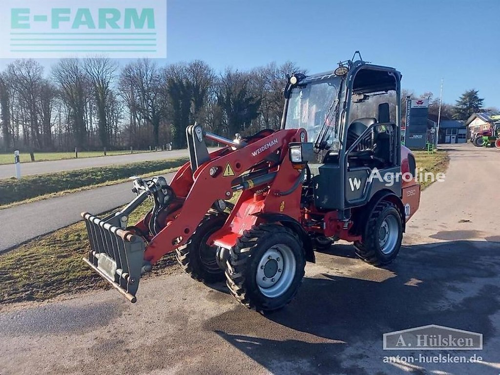 Weidemann 1380 mit euro-aufnahme poljoprivredni utovarivač