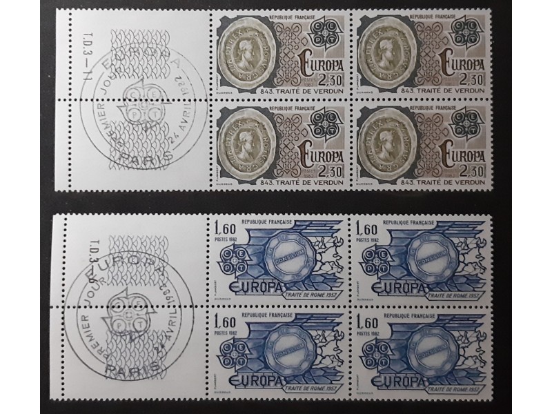 Razno 298 Francuska Evropa cept 82g cetverac sa privesk