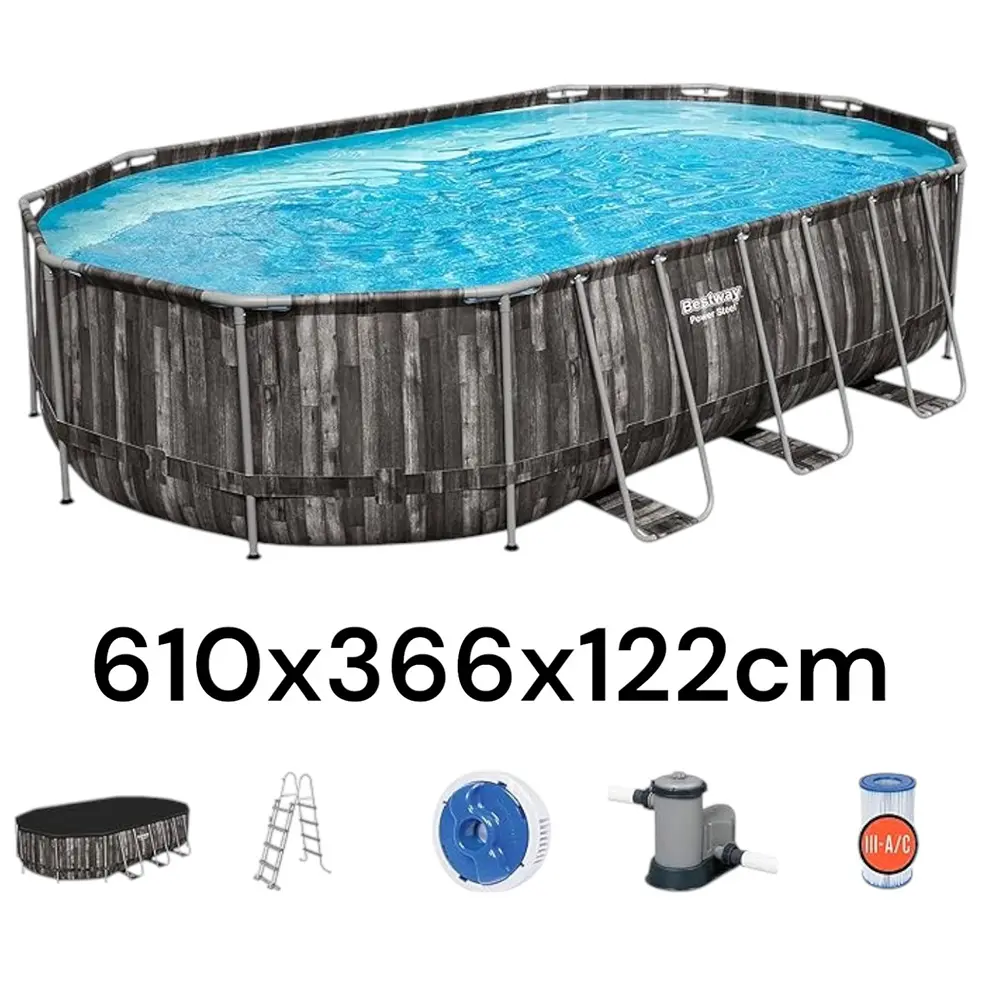 Bestway Montažni bazen Steel Pro MAX 610x366x122 cm (5611R)