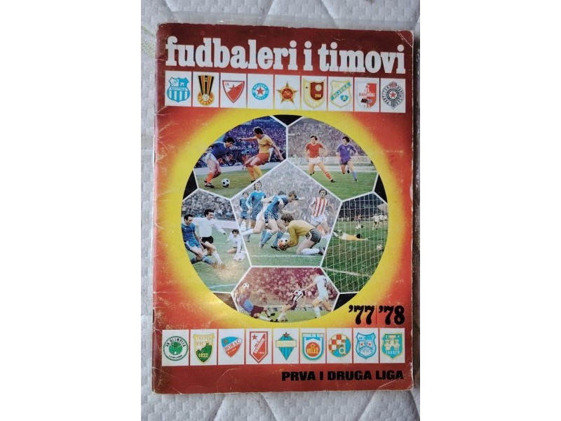 album Fudbaleri i Timovi 1977-1978 odlican