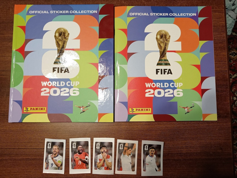 WC 2026 hardcover tvrdi album + običan album panini