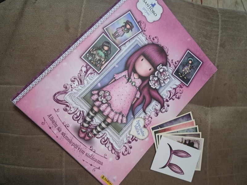 Panini Gorjuss (Santoro) album za sličice, Polupopunjen