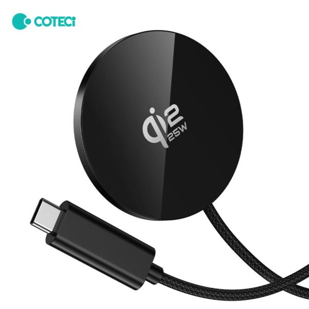 Wireless punjac magnetic Coteci iH-150 Qi2.2 25W crni