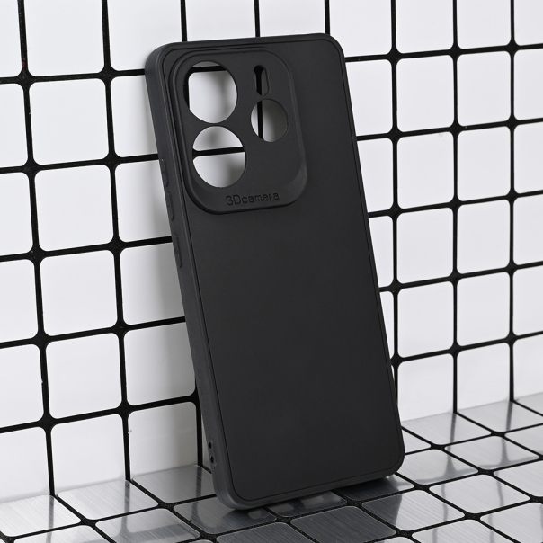 Maska za Xiaomi Redmi Note 14 5G 3D Camera crna