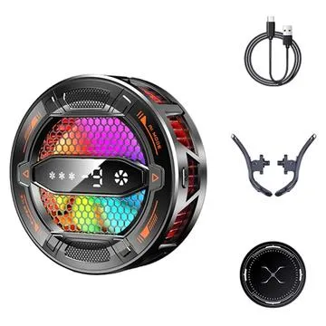 K31 MAGNETIC PHONE COOLER WITH AI TEMPERATURE CONTROL - BLACK