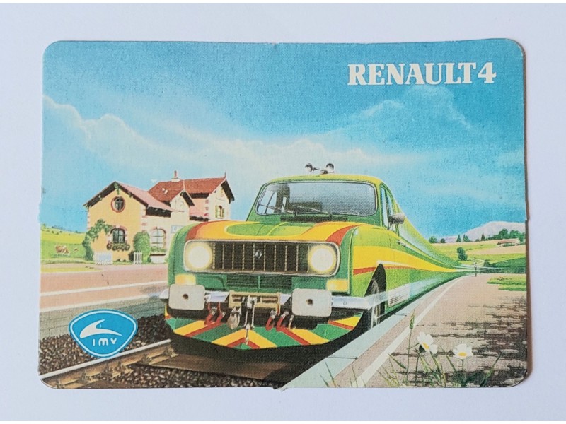 Dzepni kalendar - Renault 4