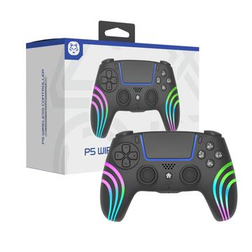 HS-PS5230 6-AXIS GYROSCOPE RGB WIRELESS GAME CONTROLLER FOR PLAYSTATION 5/PC