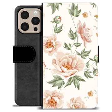 IPHONE 16 PRO MAX PREMIJUM FUTROLA-NOVČANIK - CVEĆE