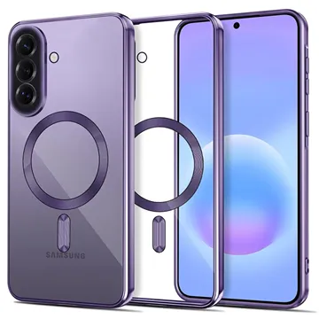 SAMSUNG GALAXY A37 TECH-PROTECT MAGFLEX CASE - MAGSAFE COMPATIBLE - CLEAR / COBALT VIOLET