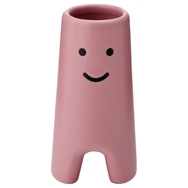 Vaza, roze, 10 cm