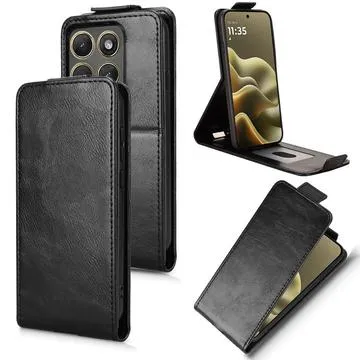 MOTOROLA EDGE (2026) VERTICAL FLIP CASE WITH STAND - BLACK