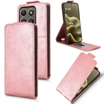MOTOROLA EDGE (2026) VERTICAL FLIP CASE WITH STAND - ROSE GOLD