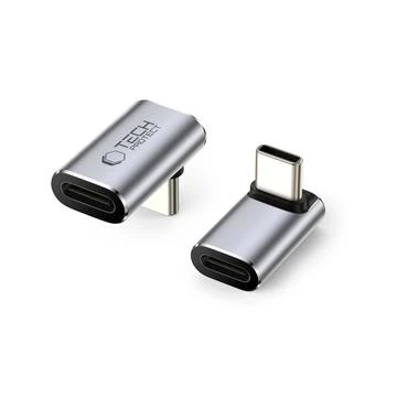 TECH-PROTECT ULTRABOOST AA02 40GBPS ANGLE USB-C ADAPTER - GREY