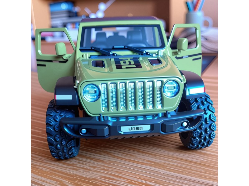 Nov metalni Džip Wrangler Rubikon 1:32 – Najopremljenij