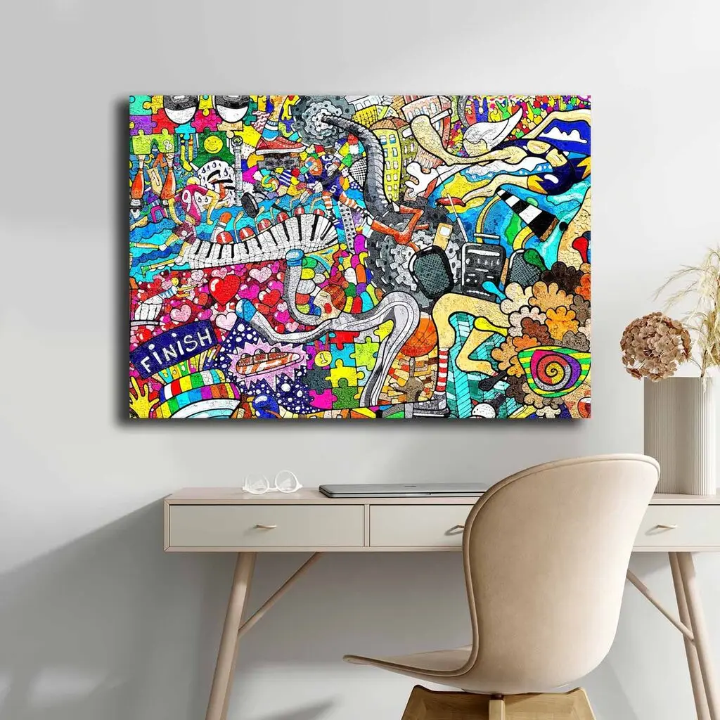Wallity Slika na platnu 70x100cm