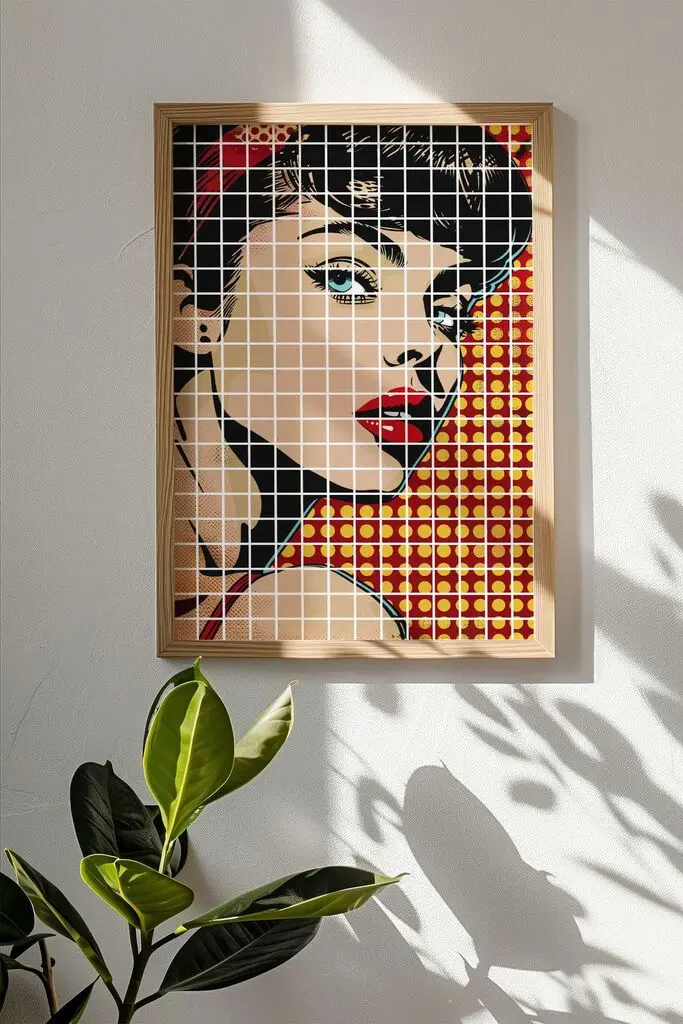 Wallity Uramljena slika Popkare19, 33x48 cm