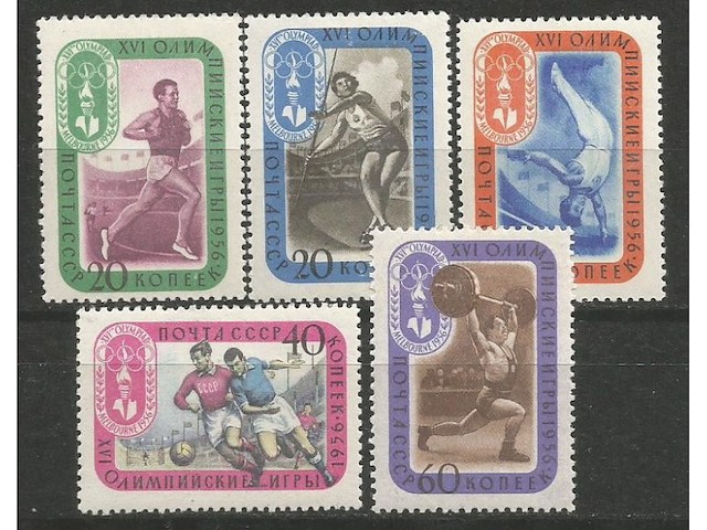 SSSR,Osvajači medalja na LOI-Melburn `56 1957.,čisto