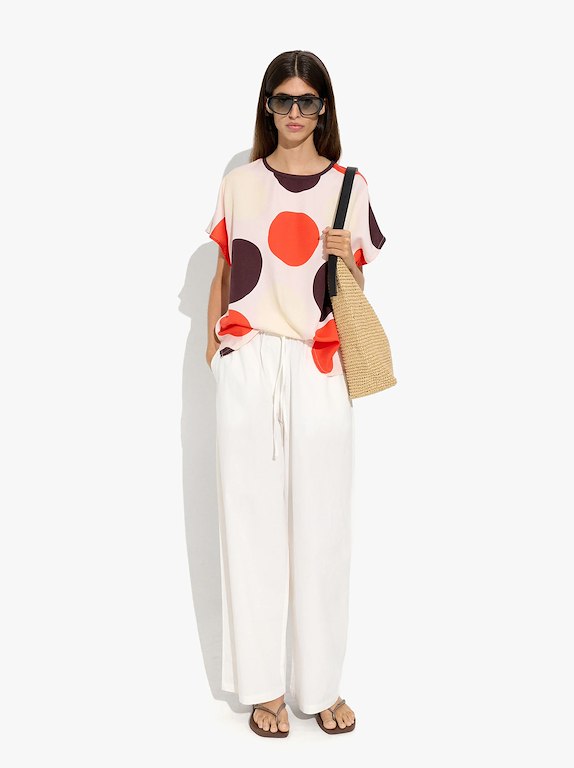 TOP 100% LYOCELL PRINTED