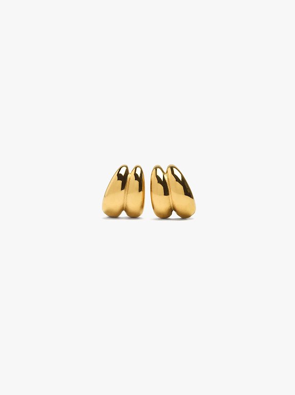 DOUBLE EARRINGS - STAINLESS STEEL