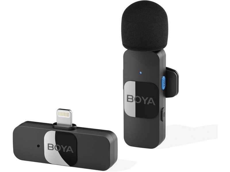 BOYA BY-V2 Wireless Lavalier mikrofon za iPhone (Lightn
