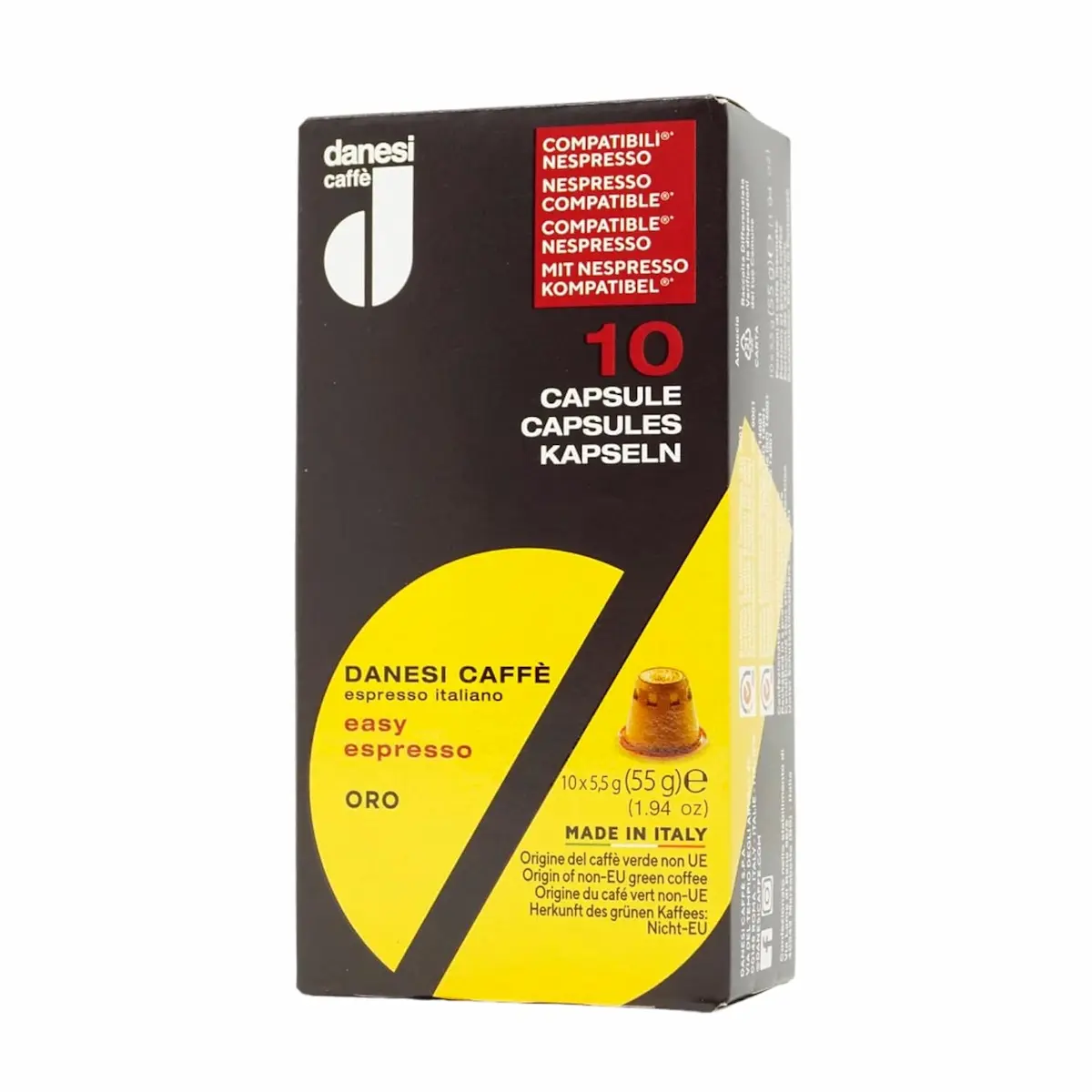 Danesi Oro 10/1 Nespresso Kompatibilne Kapsule