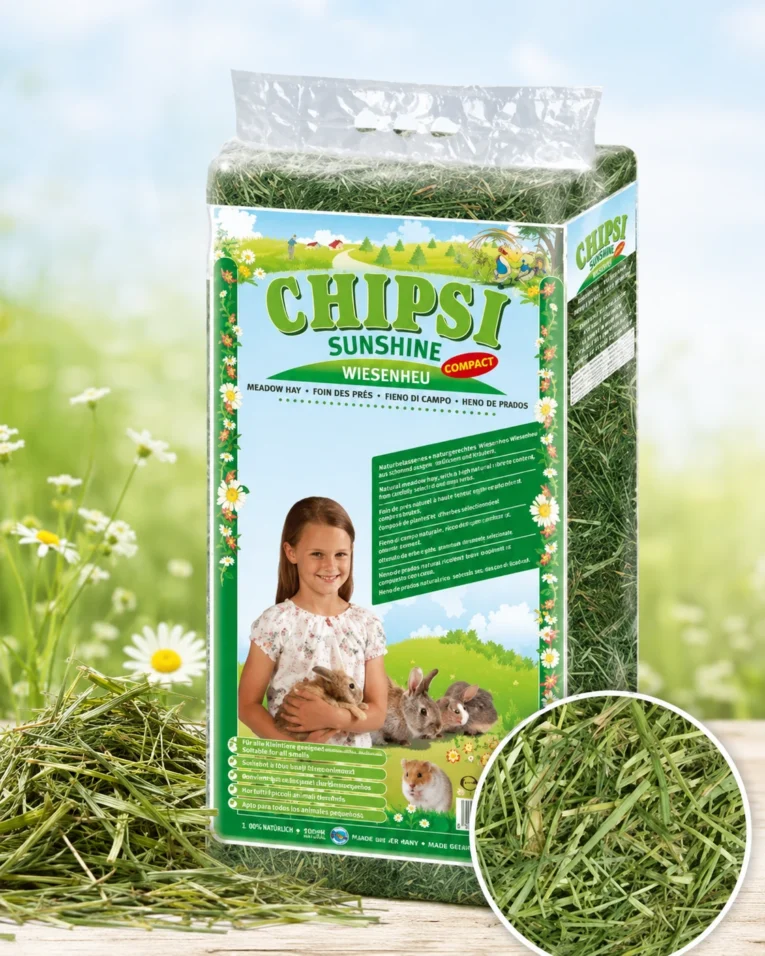 Chipsi Sunshine Compact seno za glodare 1 kg