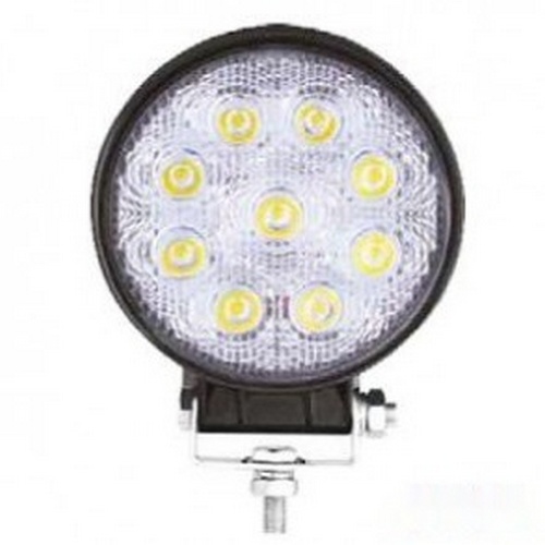 Far radni LED 9 dioda aluminium OKRUGLI