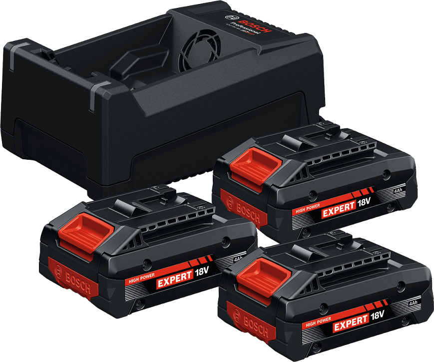 Bosch Set 3 x EXBA18V-40 baterija + punjač GAL 12V/18V-80
