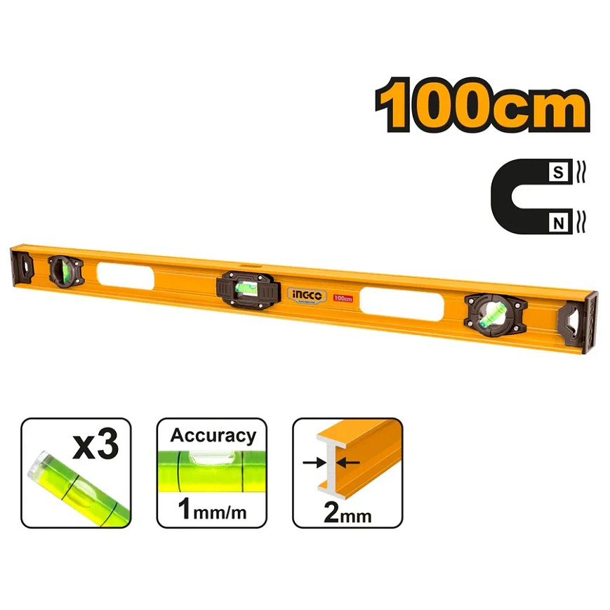 Ingco HSL28100 Libela Spirit 100cm magnetna