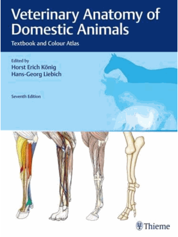 Veterinary anatomy of domestic animals textbook and colour atlas