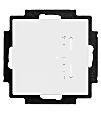 Ugradni sobni termostat sa podešavanjem temperature, crni
Praćenje sobne temperature, kontrola temperature preko KNX-a, temperaturni senzor (opseg merenja 0...50°C), 5 binarnih i analognih ulaza...