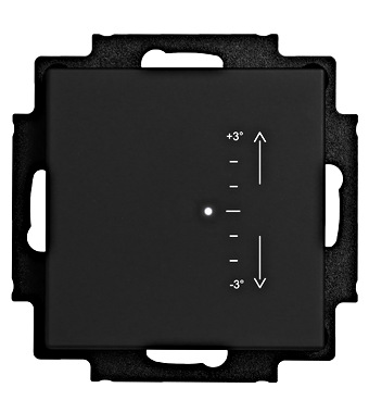 Ugradni sobni termostat sa podešavanjem temperature, crni
Praćenje sobne temperature, kontrola temperature preko KNX-a, temperaturni senzor (opseg merenja 0...50°C), 5 binarnih i analognih ulaza...