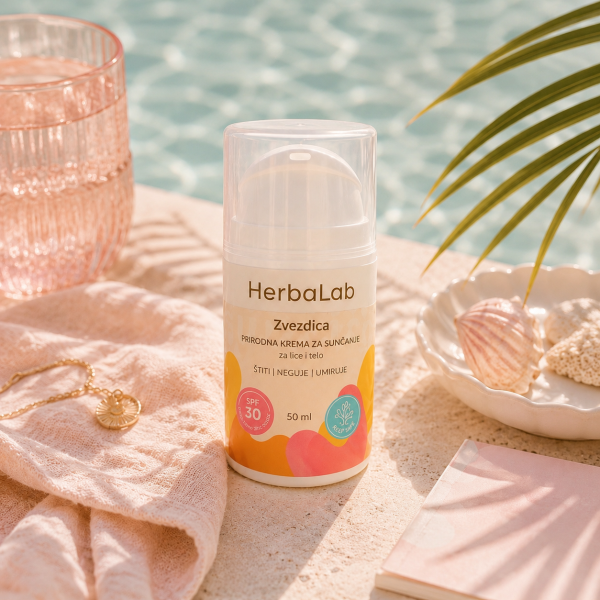 Džepna Zvezdica prirodna krema za sunčanje SPF 30 Herba Lab 50ml