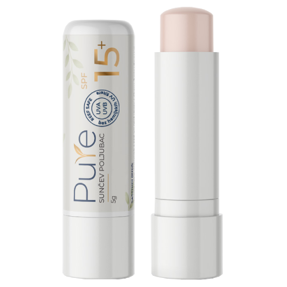 Pure Sunčev poljubac – SPF15+ labelo 5g