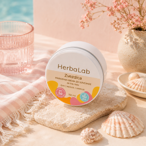 Zvezdica prirodna krema za sunčanje SPF 30 Herba Lab 150ml