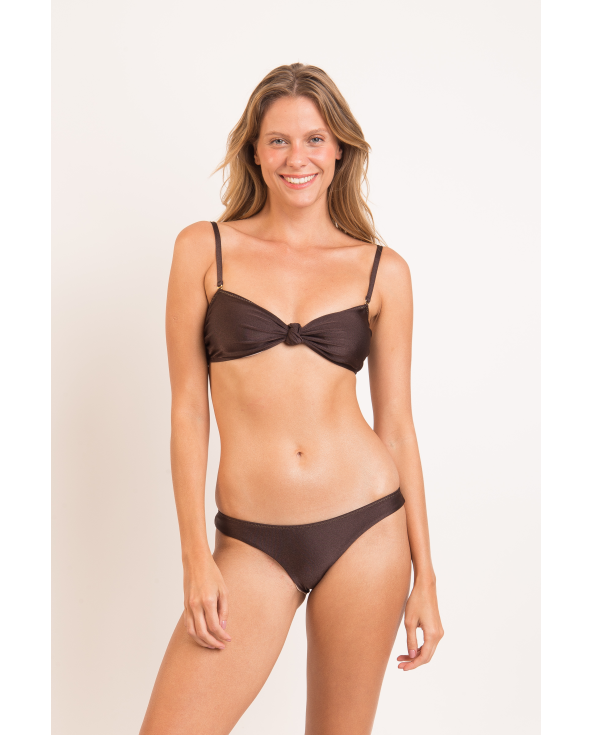 Set Shimmer-Coffee Bandeau-Joy Essential