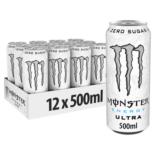 Monster Zero White 0,5l x 12 limenki XXL