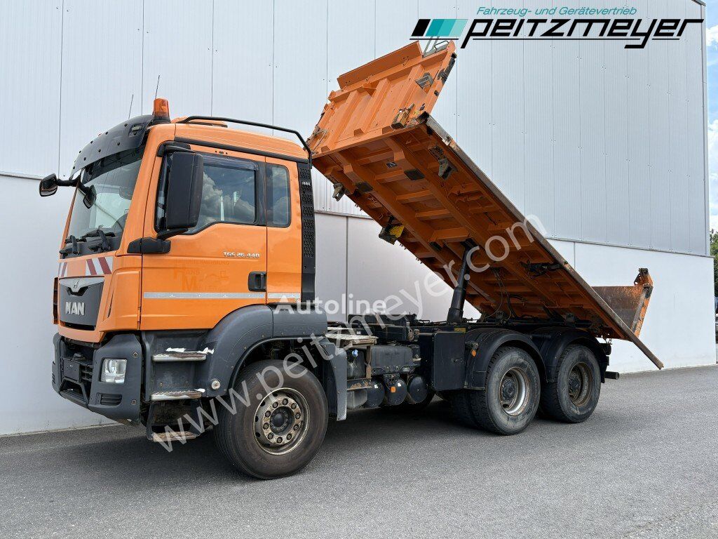MAN TGS 26.440 BL 6x4, Meiller, Bordmatik Zug Gesamtgewicht 60.000 kiper