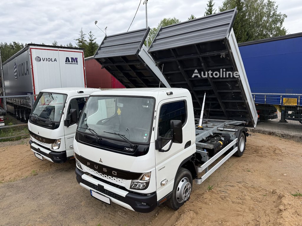 Mitsubishi Canter 7C FUSO 7C18 / WYWROTKA 3-STRONNA / TYLKO 12 078 KM !! kiper