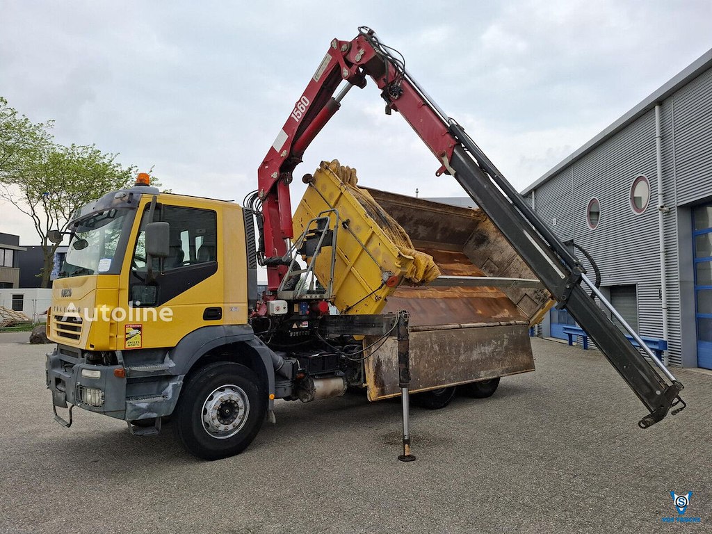 IVECO Trakker 380T35 / 6X4 / 2X BIG AXLE / FULL STEEL / HMF 1560 K2 RE kiper