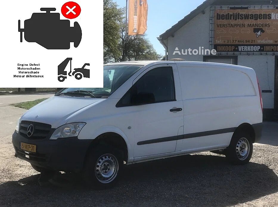 Mercedes-Benz Vito 113 CDI 4x4 AWD 4WD euro 5 motorschade minibus furgon