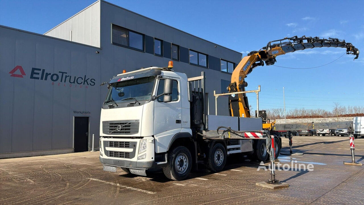 Volvo FH 440 (EFFER 850S + FLY JIB 6S / BE TRUCK / WINCH / LIER / REMO kamion s ravnom platformom