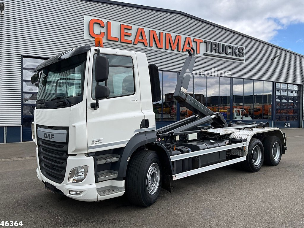 DAF FAT CF 410 6x4 VDL 20 Ton haakarmsysteem kamion rol kiper