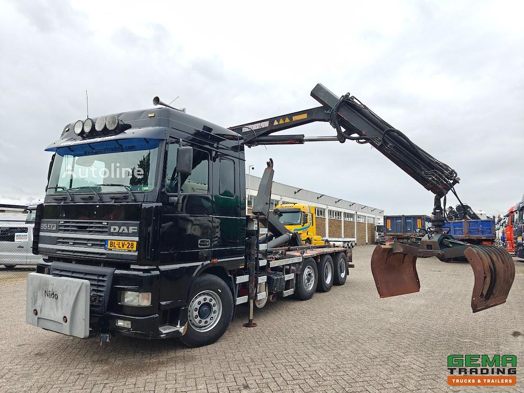 DAF AK48XS XF95.530 8x2/4 SpaceCab Euro3 - 30T Hook Arm + Cable Pull kamion rol kiper