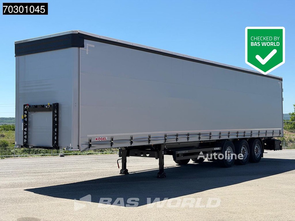 Nova Kögel NEW! Lifting Axle Standard poluprikolica sa kliznom ceradom