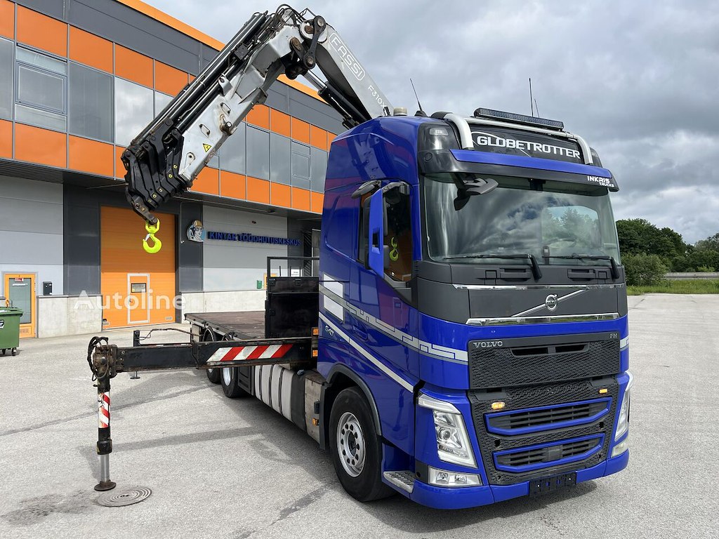Volvo FH 540 6x2 ACC VEB + CRANE FASSI F310AXP.27 kamion platforma