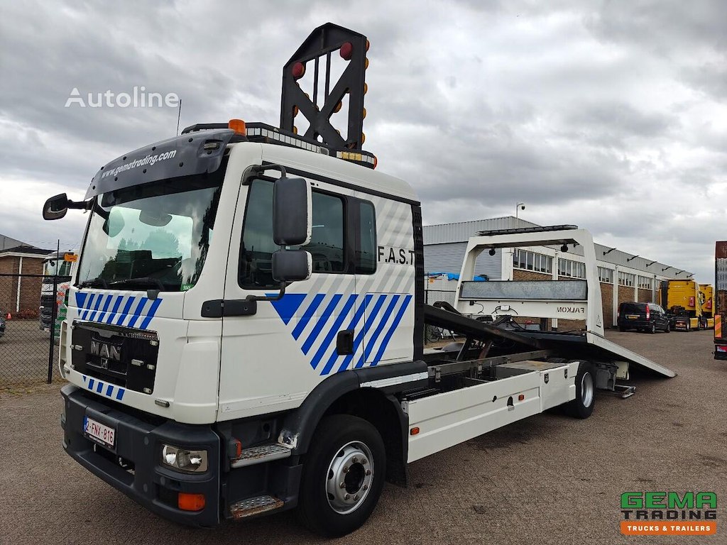 MAN TGM 12.250 4x2 Sleeper Cabin Euro5 - Falkom FAS5000 + 3000KG Gla šlep auto