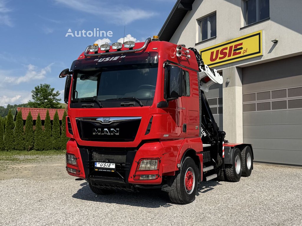 MAN TGX 33.580 kamion za prevoz drva